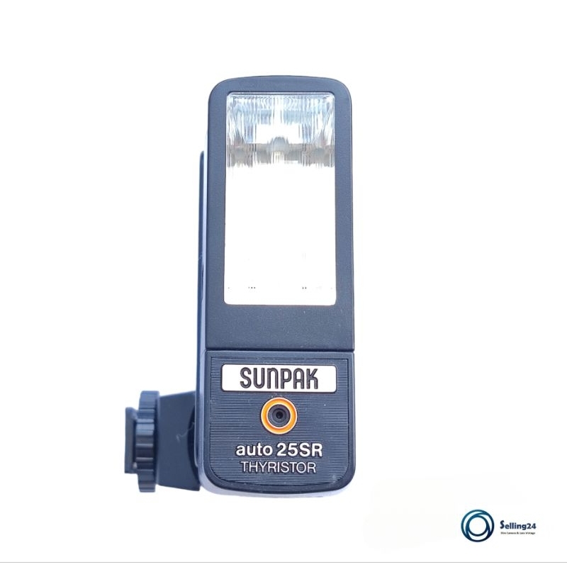 แฟลช ยี่ห้อ SUNPAK auto 25 SR Thyristor Shoe Mount Flash w/ For Old Vintage SLR Camera | Shopee ...
