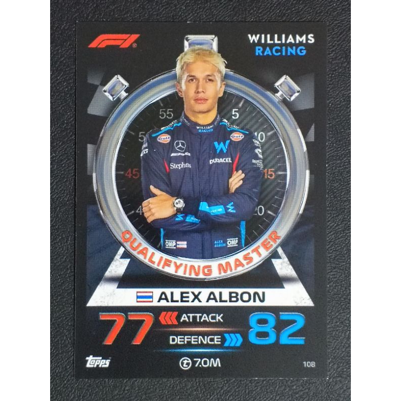 การ์ดฟอร์มูล่าวัน (QUALIFYING MASTER) TURBO ATTAX 2023 TRADING CARD ...