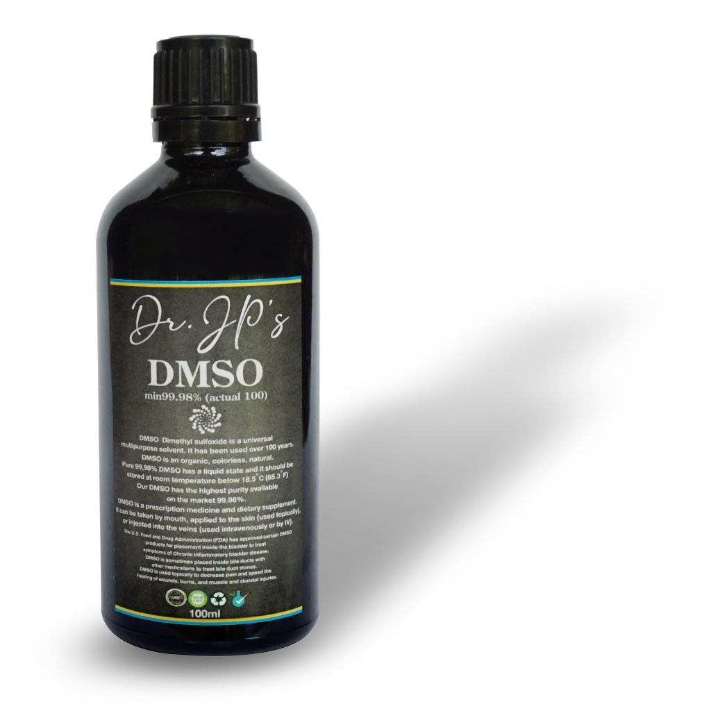 DMSO DIMETHYL SULFOXIDE ขวดเล็ก จุกหยด ช่วย ยืดอายุ ซ่อมเเซม DNA 100ml ...