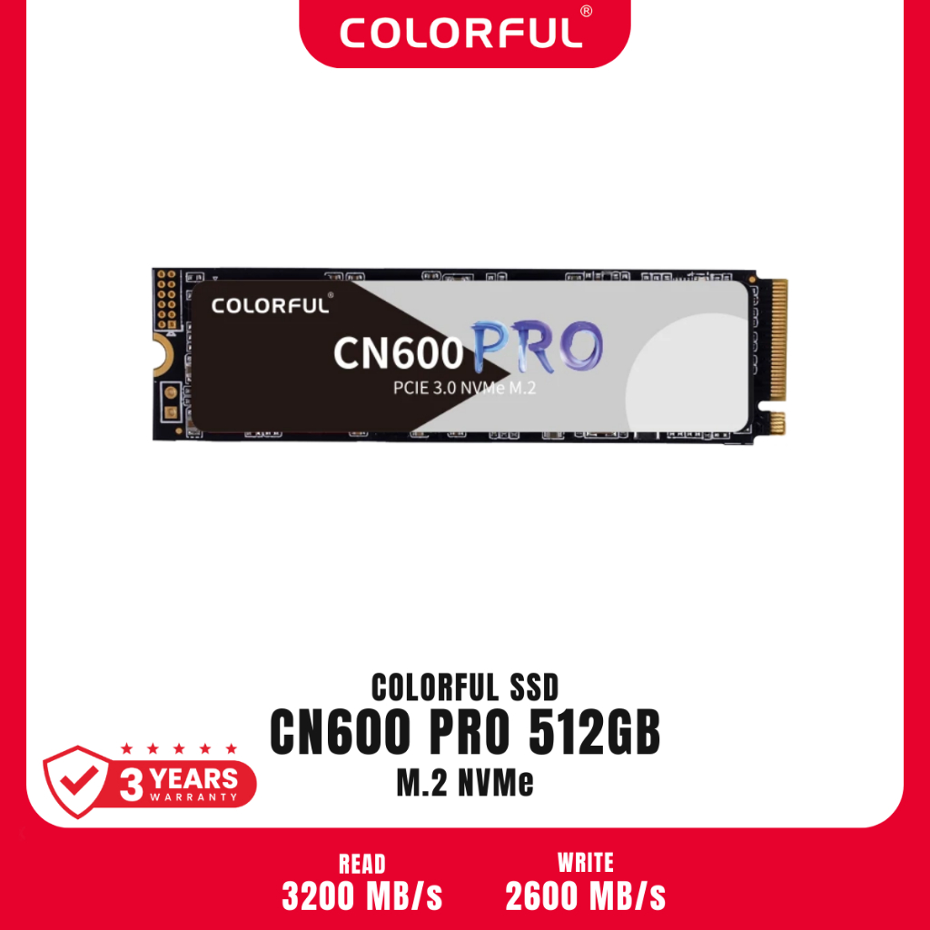 COLORFUL SSD CN600 512GB PRO Warranty 3 years | Shopee Thailand