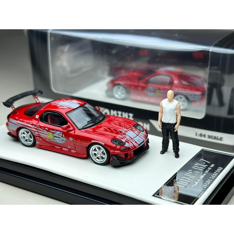 🔹Mazda RX7 + Figure Dom Fast Scale 1:64 ยี่ห้อ Ministation | Shopee ...