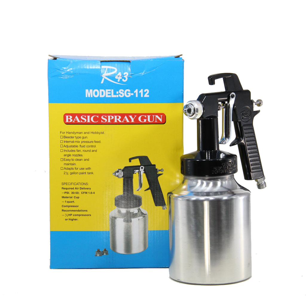 กาพ่นสี 2หัว R43 SG112 เครื่องพ่นสี คุณภาพดี พร้อมส่ง | Shopee Thailand