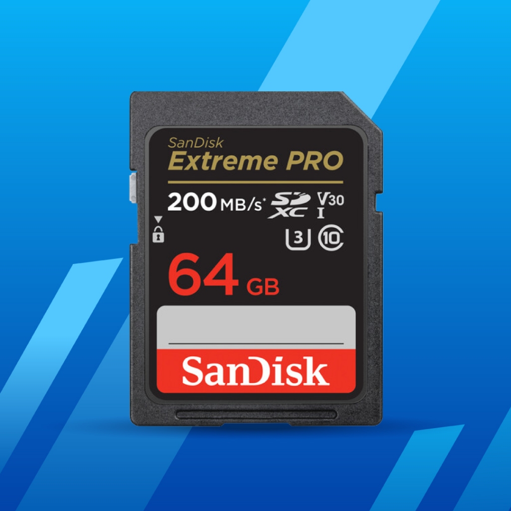 SD SanDisk Extreme PRO SDHC SDXC UHS-I Card 64 GB(200MB/s R, 90MB/s W) | Shopee Thailand