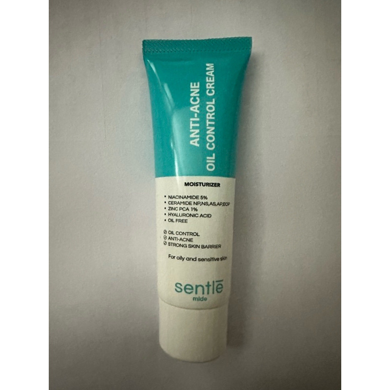 sentle mide anti-acne oil control cream มอยส์เจอร์ไรเซอร์สำหรับผิวมัน ...
