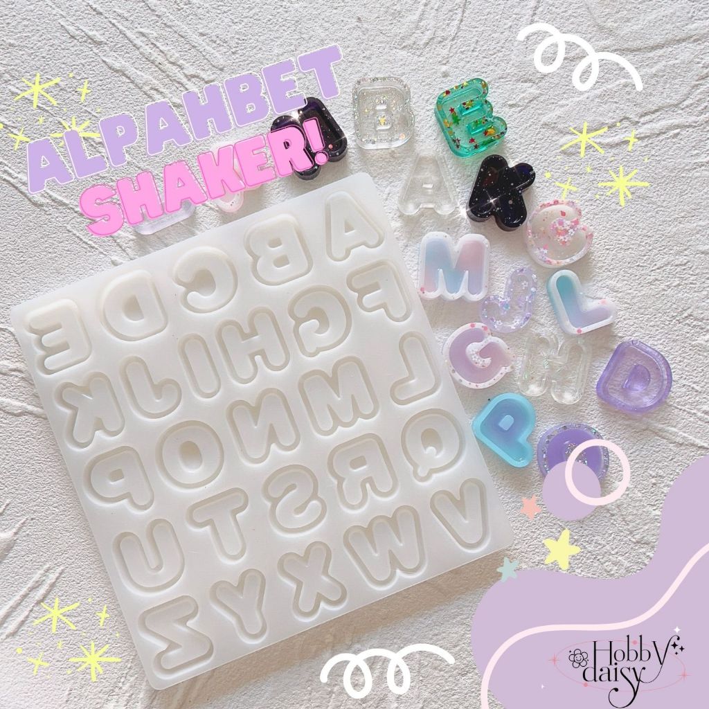 Alphabet shaker แบบแยกตัวอักษร || แม่พิมพ์ตัวอักษรแบบเชคเกอร์ ...