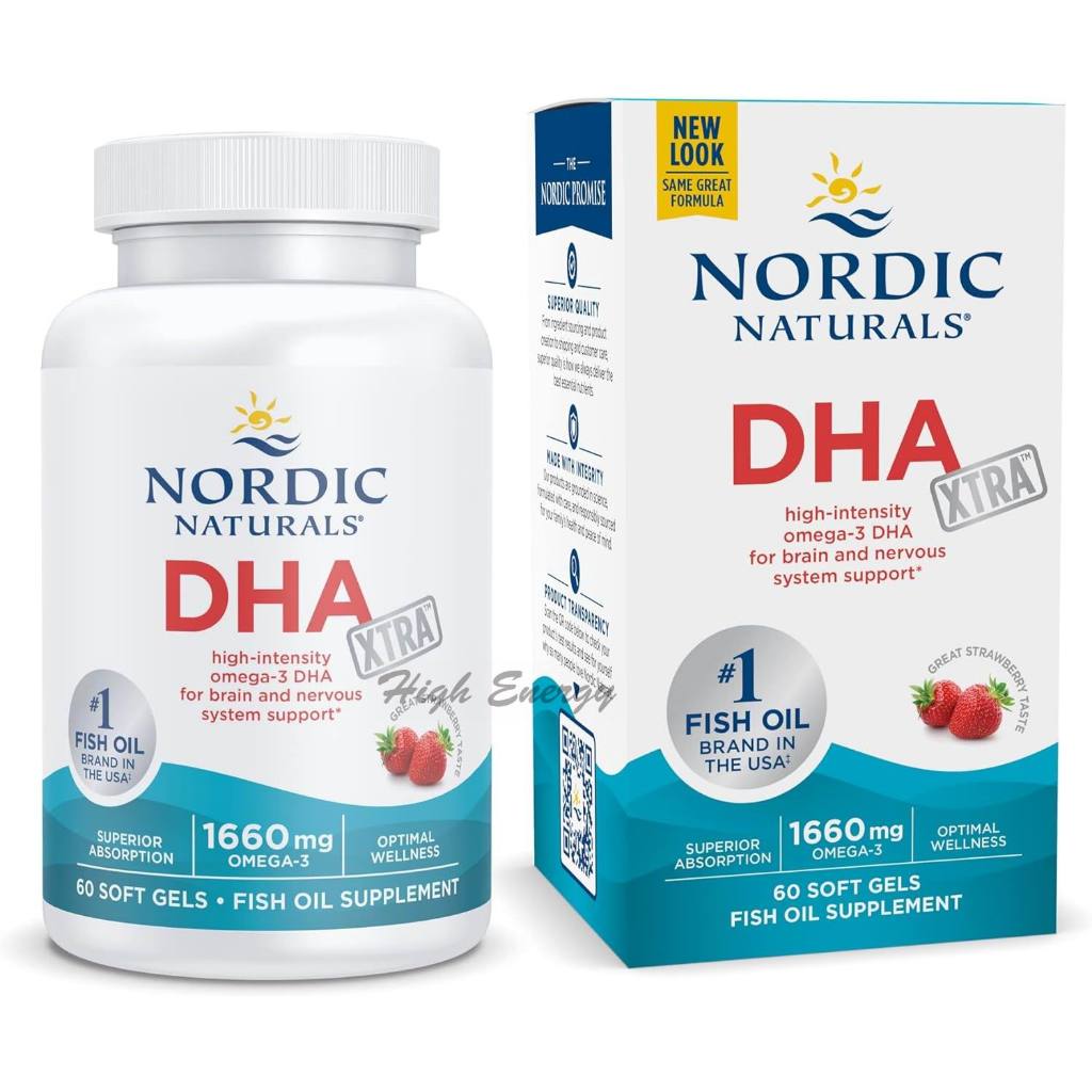 Nordic Naturals, DHA XTRA™, 1660 mg Omega-3, Soft Gels | Shopee Thailand