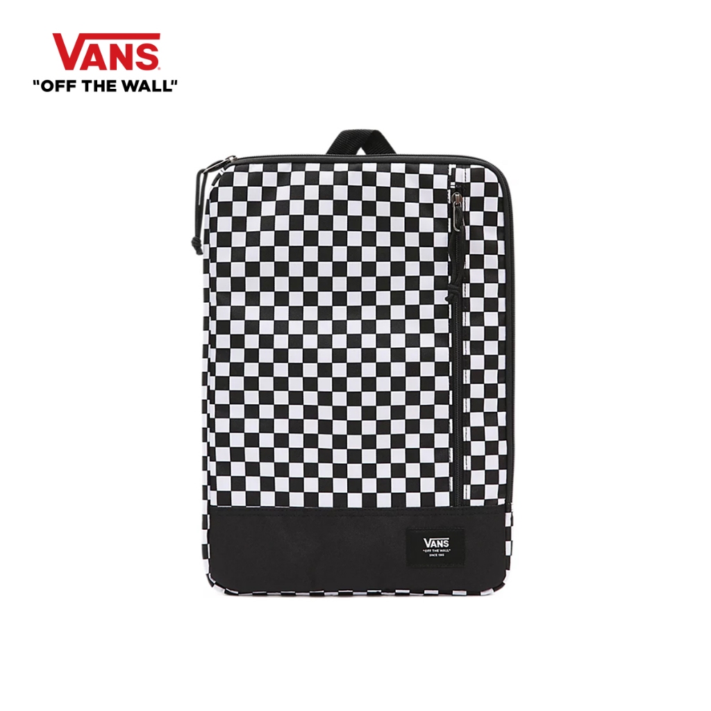 VANS PADDED LAPTOP SLEEVE/OS/BLACK-WHITE CHECK | Shopee Thailand