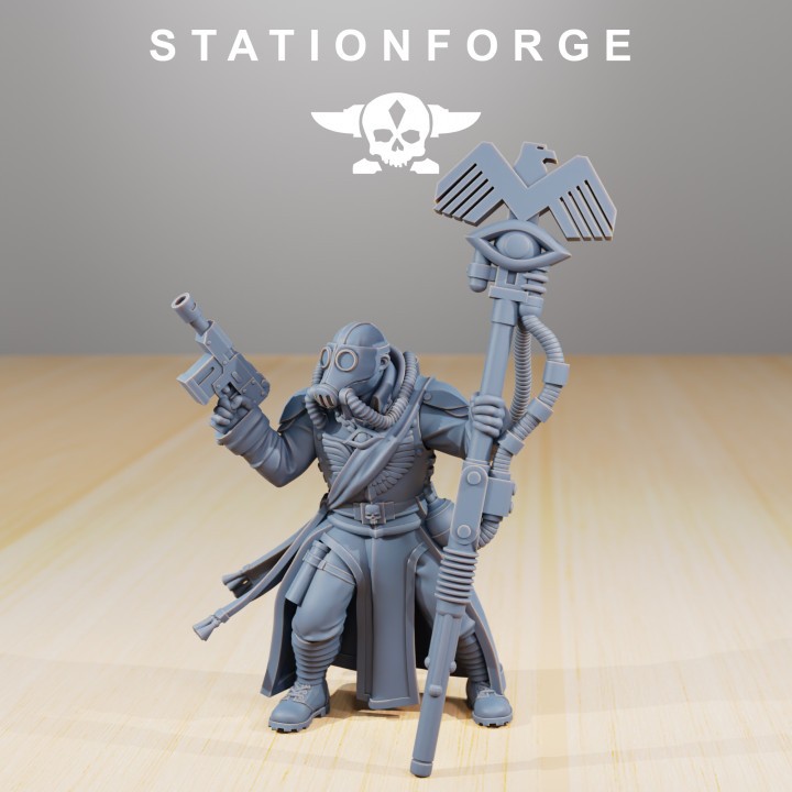 Grimdark scifi miniatures (GrimGuard The Curator) - High quality and ...