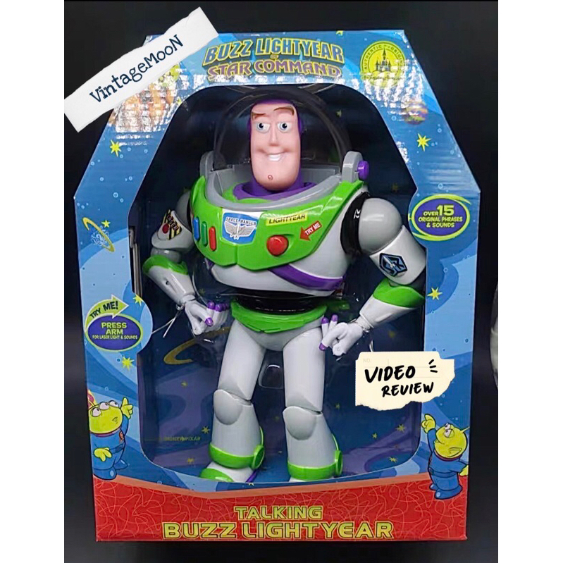 Buzz Lightyears TOY STORY Talking BUZZ Action Figure 30 Cm | Shopee ...