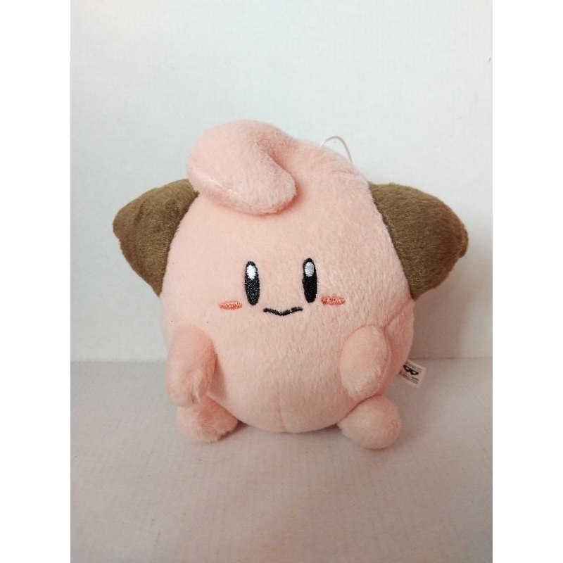 Pokemon Mini Plush Cleffa doll ตุ๊กตาโปเกมอนไซส์มินิ4นิ้ว ของญี่ปุ่นมือ ...