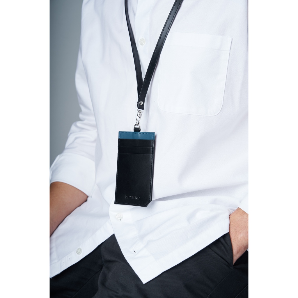 ZETTINO ซองใส่บัตรหนังแท้ Neo Name Tag Holder | Shopee Thailand