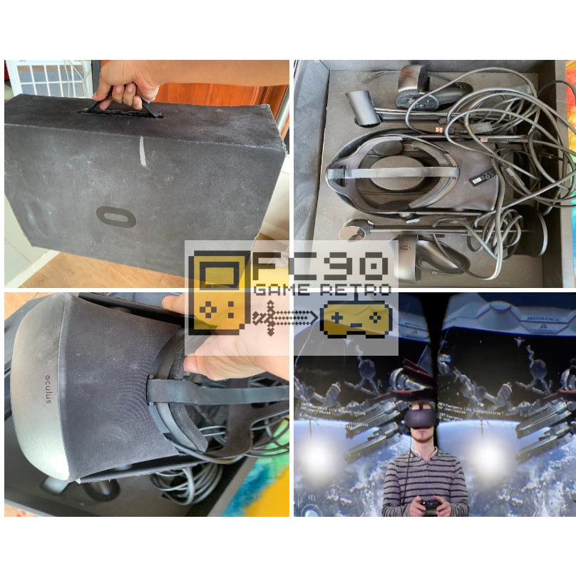 เครื่องเกมVR Oculus รุ่น Rift CV1 ครบชุดยกล่อง มีจอย Touch Controllers ...
