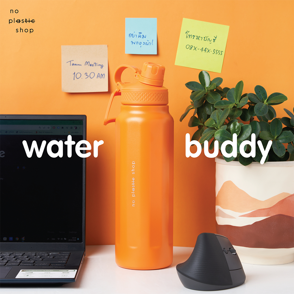 Water buddy ขวดน้ำสแตนเลส แก้วสแตนเลส แก้วเก็บความเย็น เก็บอุณภูมิ ขนาด ...