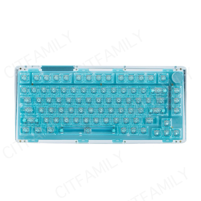 คีย์บอร์ดใส แป้นพิมพ์ไร้สาย KiiBOOM Phantom 81 V2 Crystal คีย์บอร์ด ...