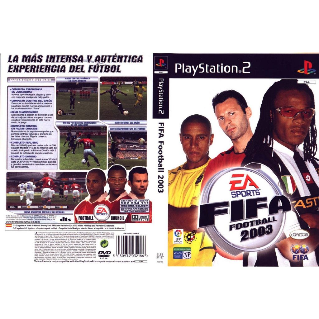 แผ่นเกมส์ PS2 FIFA Football 2003 สกรีนแผ่น คุณภาพ ส่งไว (DVD) | Shopee Thailand