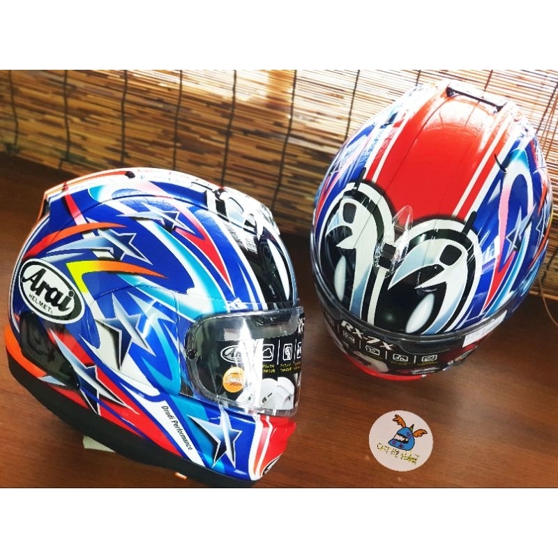 หมวกกันน็อค Arai Rx7x Nakano Red 2003 | Shopee Thailand