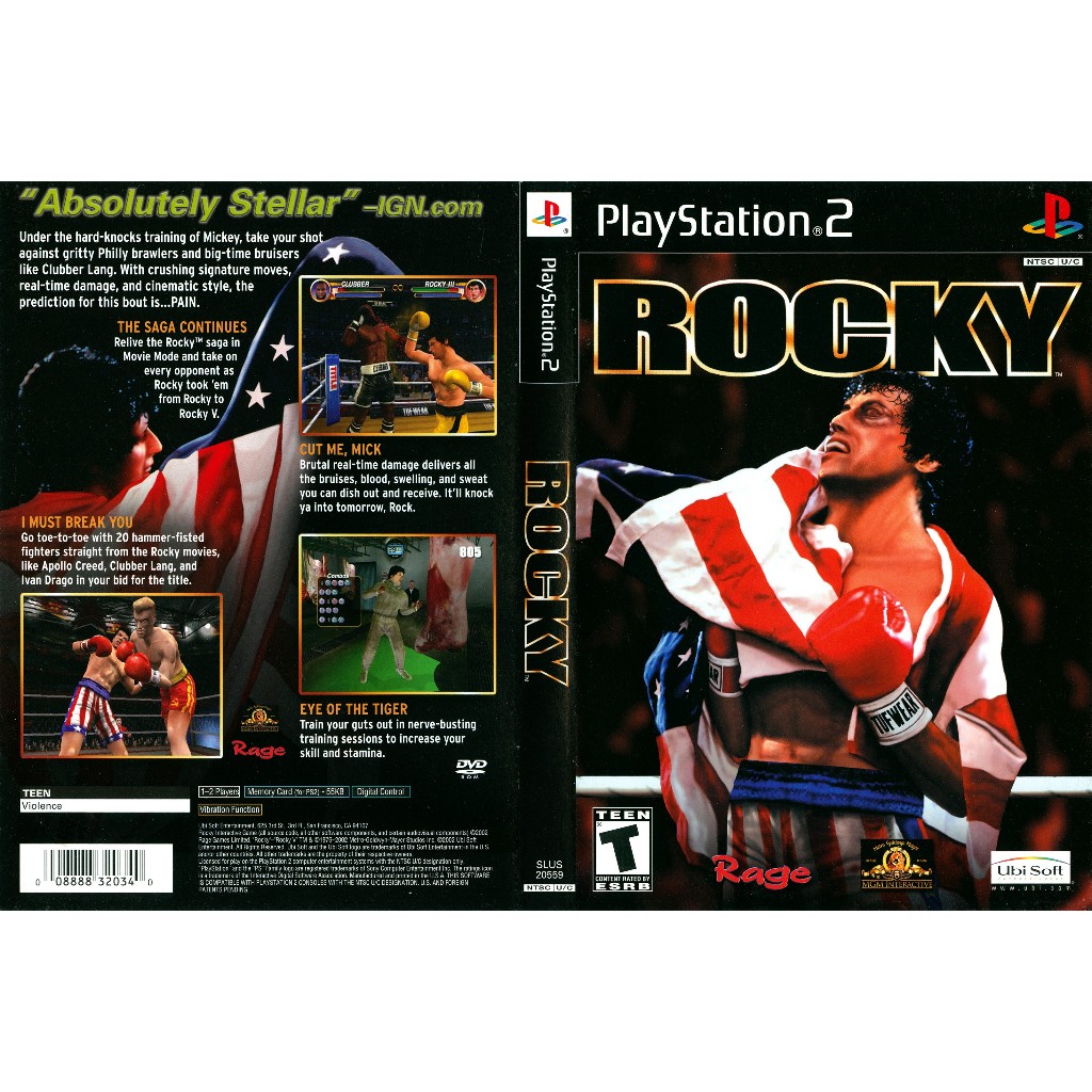 แผ่นเกมส์ PS2 Rocky สกรีนแผ่น คุณภาพ ส่งไว (DVD) | Shopee Thailand