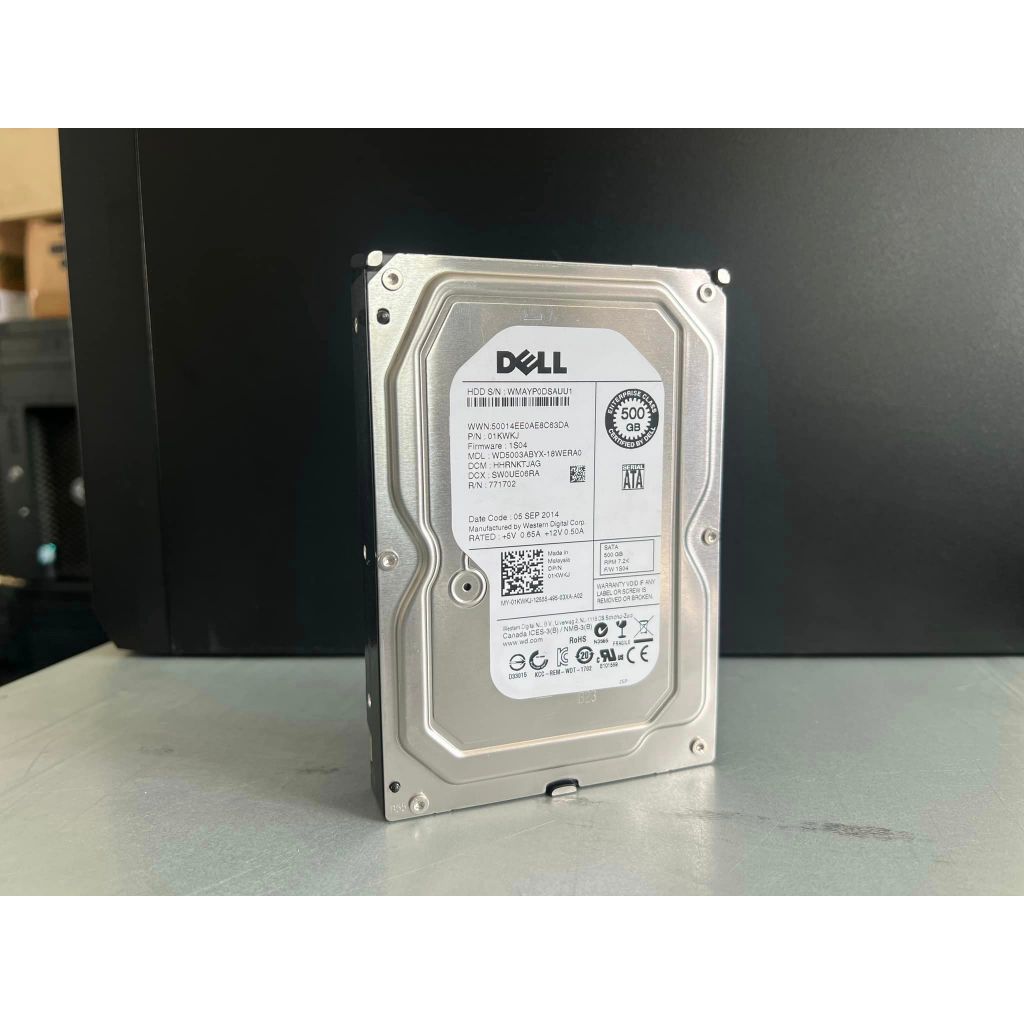 hdd server sata 500gb 7200k dell ฮาร์ดดิสซาต้าเซิฟเวอร์มือสองพร้อมใช้ ...