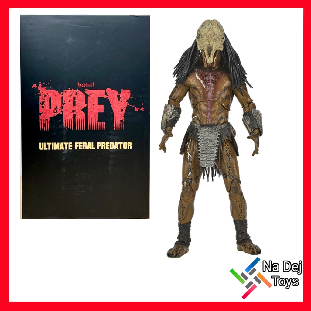 NECA Prey Ultimate Feral Predator 7" Figure เพรย์ เฟอรัล เพรดเดเทอร์ ...
