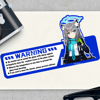 Shiroko Blue Archive สติ๊กเกอร์ติดเคส 2 แผ่น ชิโระโกะ สติกเกอร์แต่งคอม ...