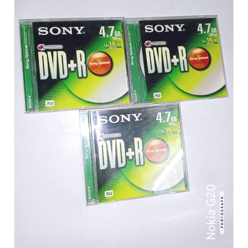 แผ่นบันทึกข้อมูล Sony DVD+R ความจุ 4.7 GB | Shopee Thailand