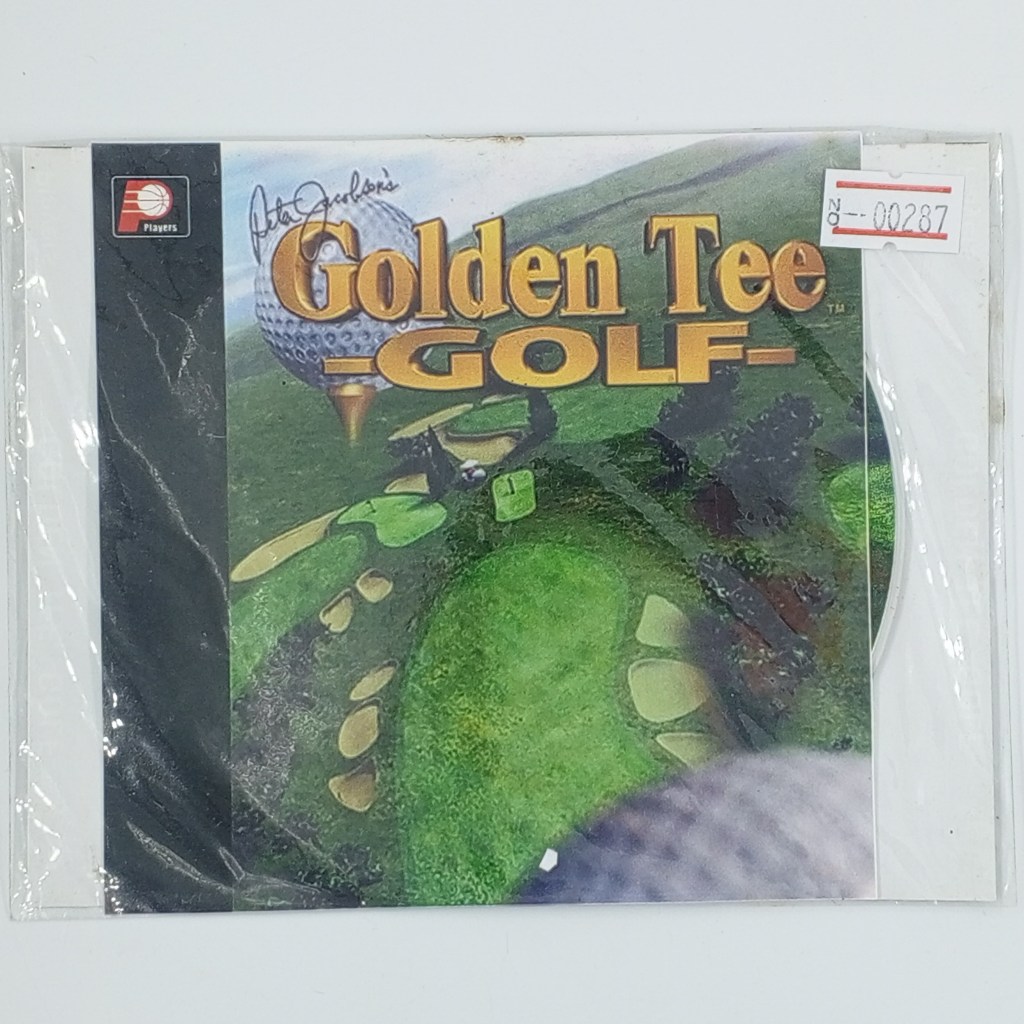 [00287] GOLDEN TEE -GOLF- (US) แผ่นเกมก็อปปี้ PS1 แผ่นเกมปั๊มโรงงาน มือ ...