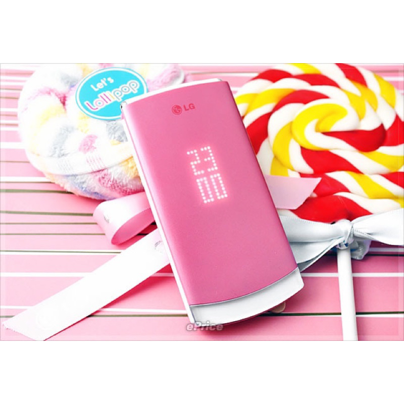 LG Lollipop GD580 สีชมพูเข้ม โทรศัพท์มือถือฝาพับ รองรับภาษาไทย ใส่ซิม ...