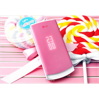 LG Lollipop GD580 สีชมพูเข้ม โทรศัพท์มือถือฝาพับ รองรับภาษาไทย ใส่ซิม ...