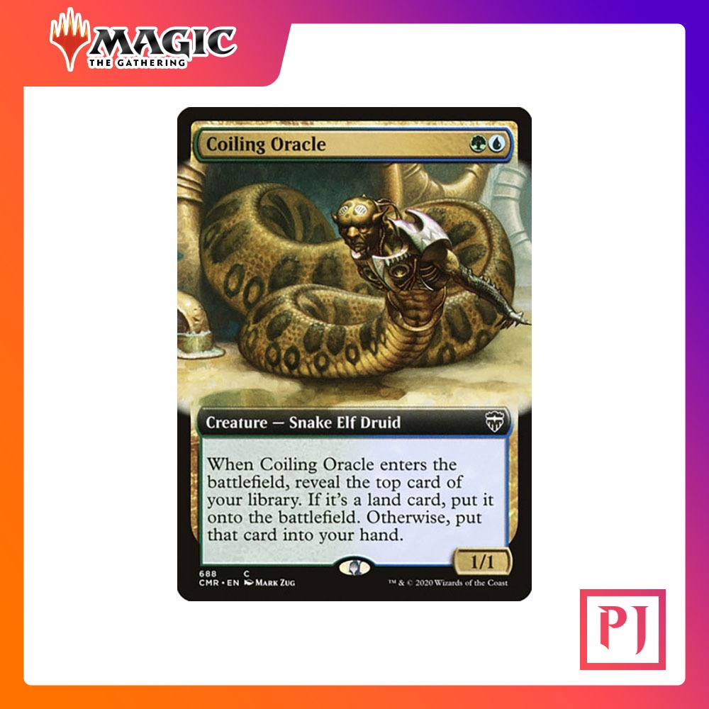 [MTG] Coiling Oracle (Extended Art) [CMR] [MULTI] [COMMON] [NORMAL ...