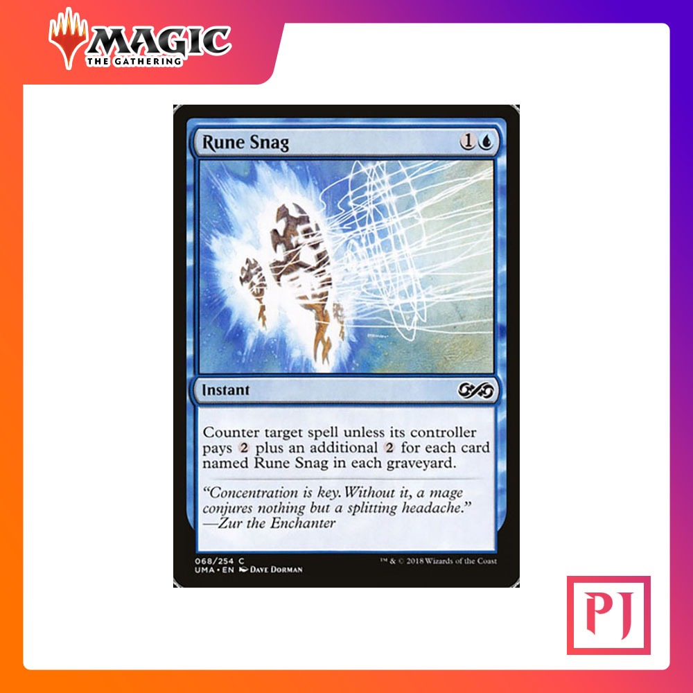 [MTG] Rune Snag [UMA] [BLUE] [COMMON] [NORMAL] [ENG] (การ์ดเมจิค ...
