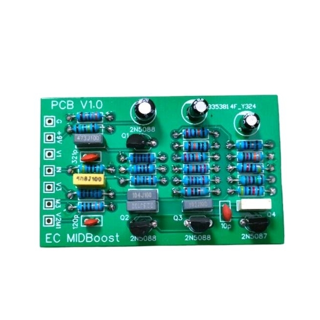 EC MID boost ปรีแอมป์บูสเสียงกลางสไตล์ Clapton และ Sambora สำหรับกีตาร์ ...