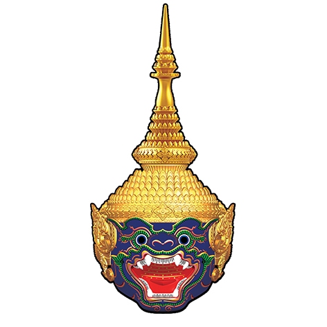 โขนพิพิธ หน้ากากเศียรโขน รามเกียรติ์ | Shopee Thailand