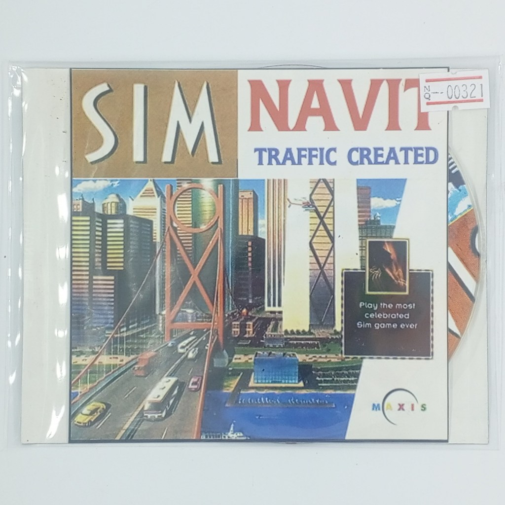 [00321] SIM NAVIT : TRAFFIC CREATED (JP) แผ่นเกมก็อปปี้ PS1 แผ่นเกมปั๊มโรงงาน มือสองสภาพดี ...