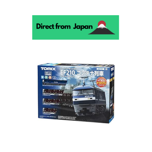 [Direct from Japan]TOMIX N Gauge Basic Set SD EF210 Container Train Set 90181 Model Train ...