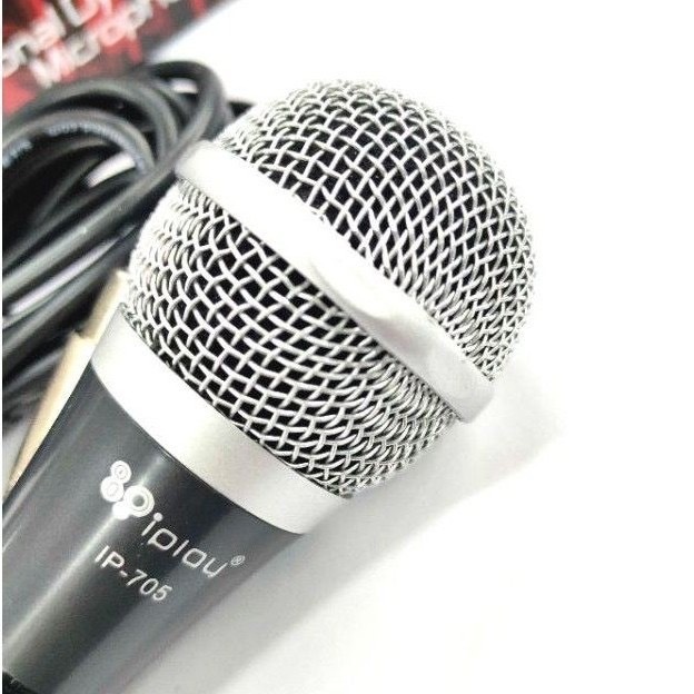 ไมโครโฟน IPLAY IP-705 ไมค์ร้องเพลง ไมค์คาราโอเกะ microphone ไมโครโฟนร้องเพลง มีมอก. ของแท้100% ...