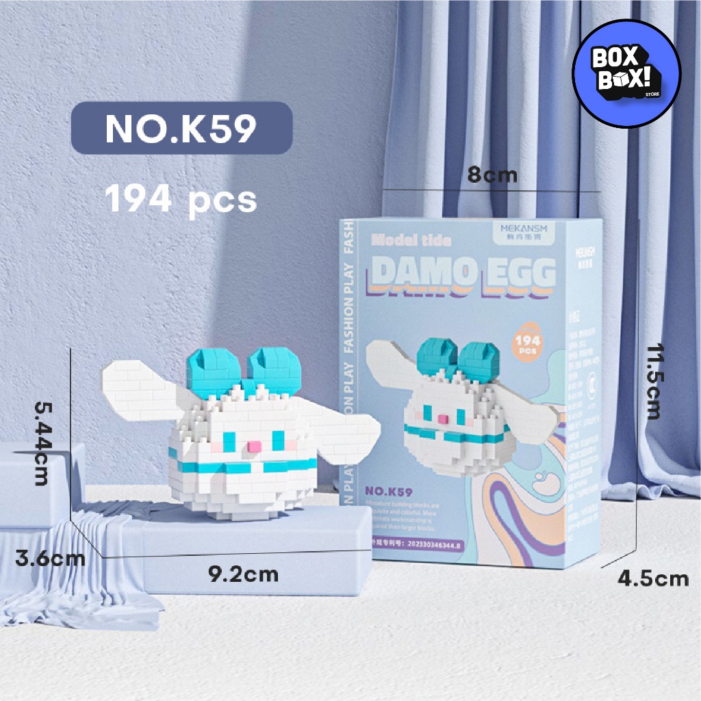 พร้อมส่ง!! DAMO_EGG บล็อคตัวต่อตัวต่อของเล่น บล็อกตัวต่อนาโน การ์ตูนน่ารัก ของเล่นสําหรับเด็ก ...