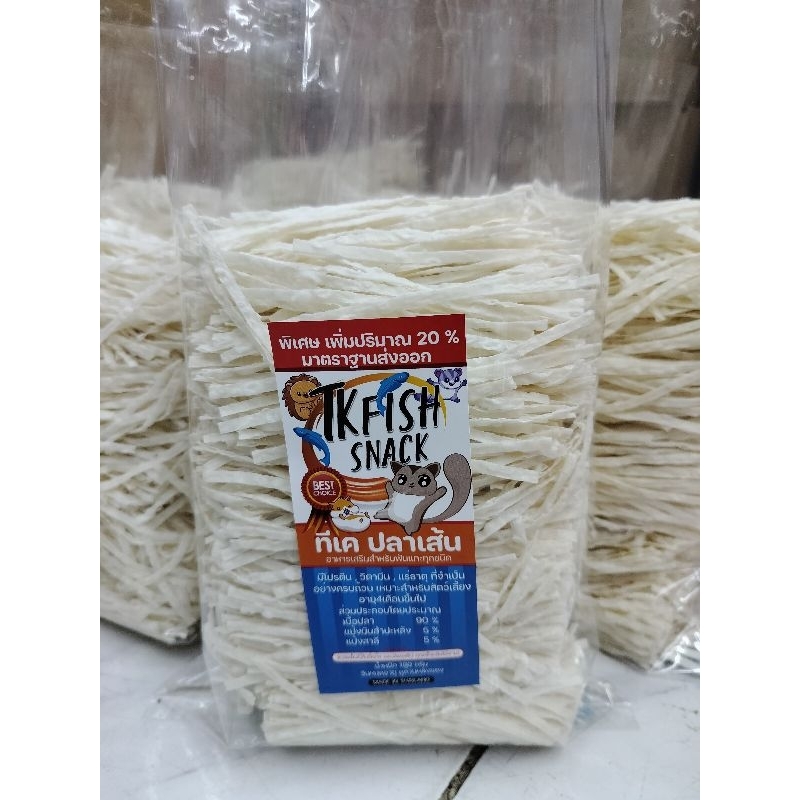 Tk Fish Snack 500g. ปลาเส้นสำหรับสัตว์เลี้ยง อาหารว่างอาหารเสริมสัตว์ ...