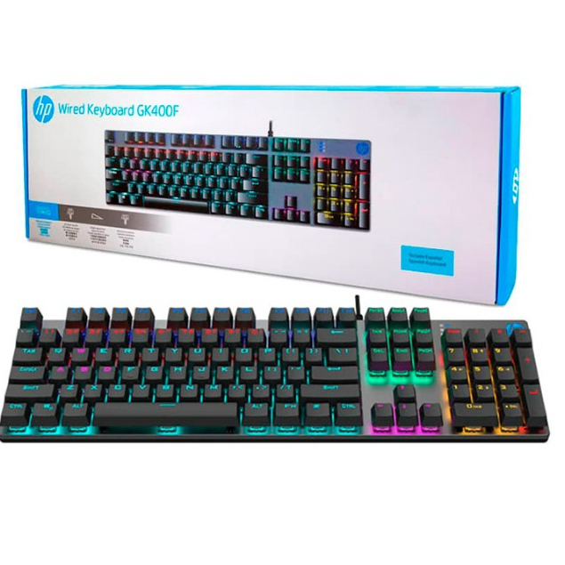 KEYBOARD HP GAMING Mechanical Keyboard GK400F คีย์บอร์ดเกมมิ่ง พร้อมเอฟ ...