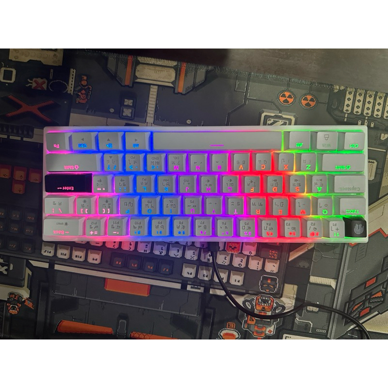 คีย์บอร์ดมือสอง Tsunami Mk61 บลูสวิส | Shopee Thailand
