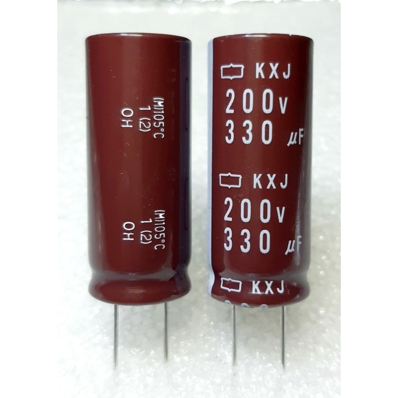 Nippon Chemi-Con KXJ 330uf 200v capacitor ตัวเก็บประจุ คาปาซิเตอร์ ...