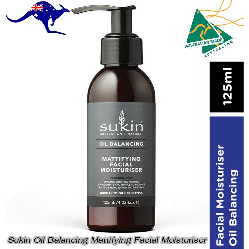 Sukin Oil Balancing Mattifying Facial Moisturiser 125ml ใช้ทาหน้า หรือ ... Sukin Oil Balancing Mattifying Facial Moisturiser 125ml ใช้ทาหน้า หรือ ...