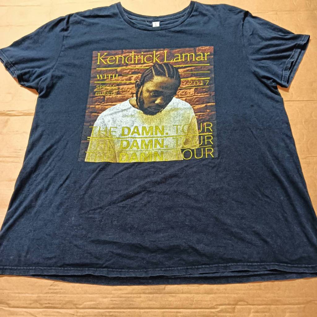 เสื้อยืด Kendrick Lamar THE DAMN. TOUR WITH TRAVIS SCOTT & D.R.A.M ...