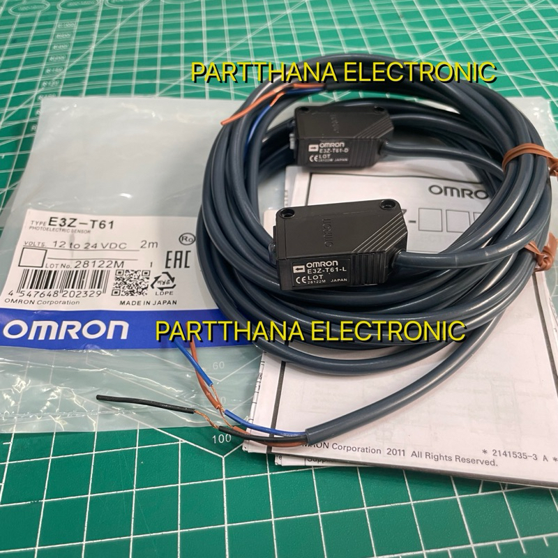 E3Z-T61 (NPN ) 1ชุด มี 2ตัว ตัวรับ-ตัวส่ง (E3Z-T61-D+E3Z-T61-L) NEW ️พร้อมส่งในไทย🇹🇭 | Shopee ...