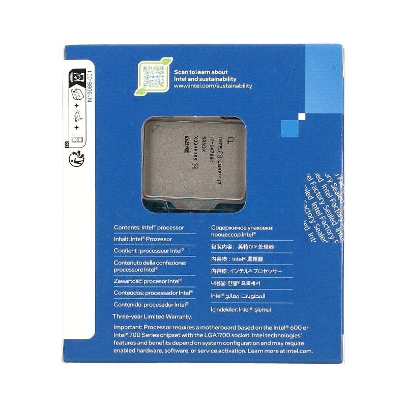 CPU (ซีพียู) INTEL CORE I7 14700K (SOCKET LGA 1700) (ระบบระบายความร้อน ...