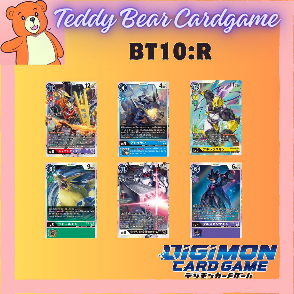 Digimon Card Game BT10 Xros Encounter Rate R | Shopee Thailand