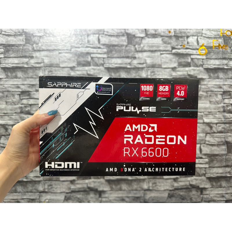 การ์ดจอ Sapphire PULSE RX6600 GAMING 8GB GDDR6 128-bit มือสอง สภาพดี ...