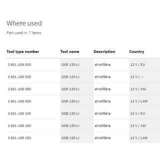 สวิทซ์ GSR /GSB 120LI (GEN3) **อะไหล่แท้ Bosch 2607202520 | Shopee Thailand