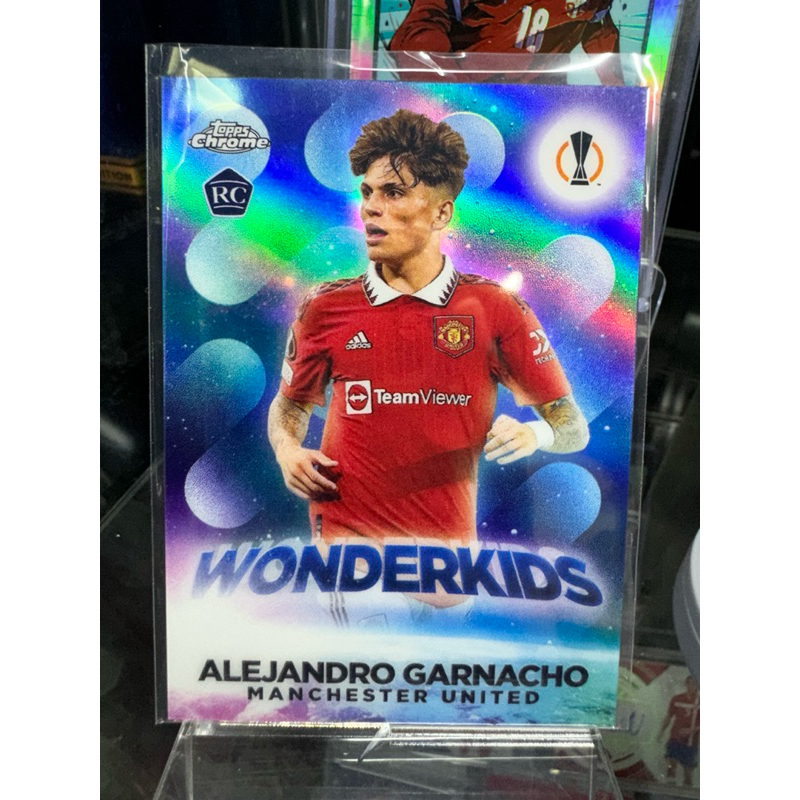 Alejandro Garnacho Wonderkids Rookie Card 2022/23 Topps UCC Chrome ...