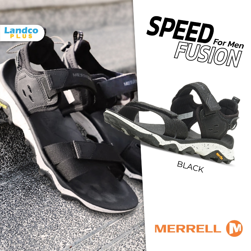 Merrell เมอเรล รองเท้าแตะ รองเท้าลำลอง สำหรับผู้ชาย M Speed Fusion ...
