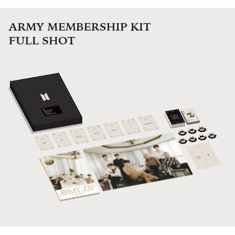 หารเซ็ตการ์ด 6 ชิ้น BTS ARMY MEMBERSHIP KIT 9 | Shopee Thailand
